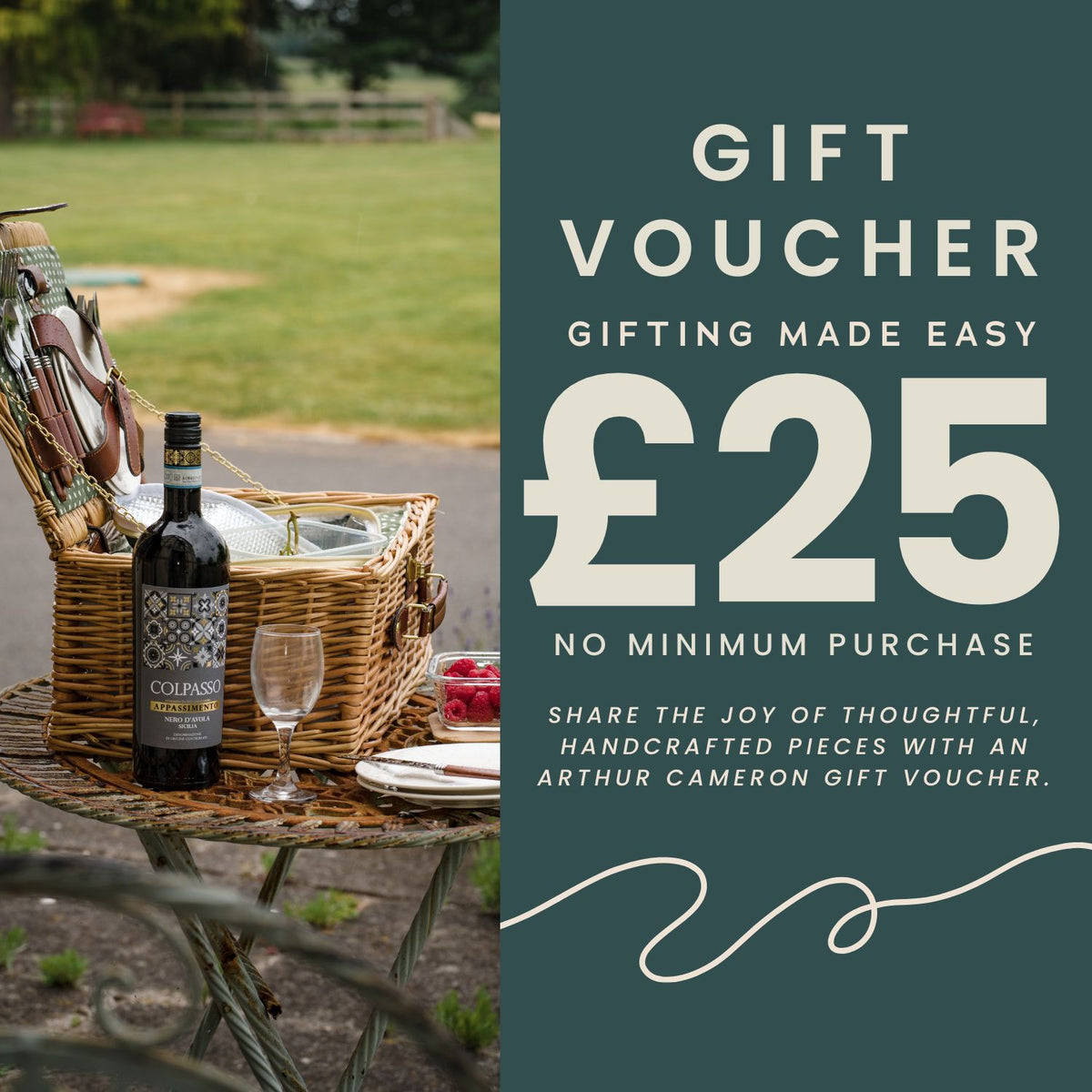 Arthur Cameron £25 Gift Card