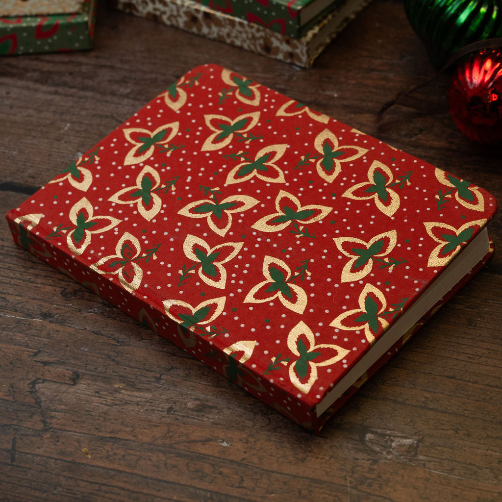 Red Tri-Leaf Large Notebook – Arthur Cameron