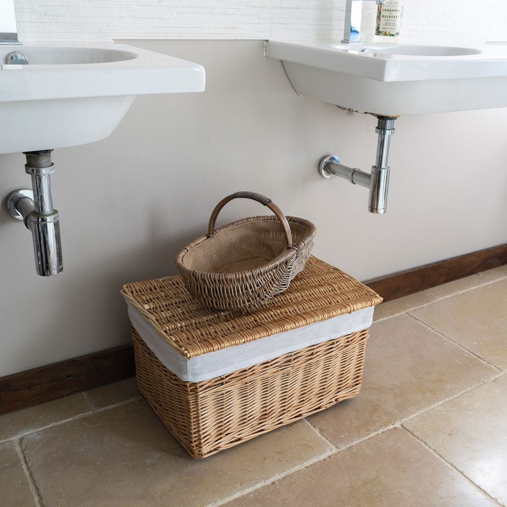 Natural Lined Wicker Storage Basket – Arthur Cameron