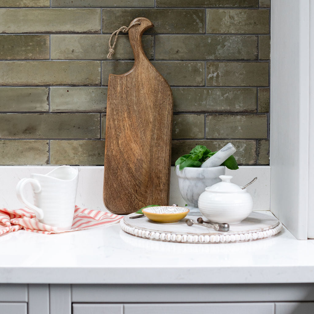 Eze - Wooden Oiled, Slim Serving Platter – Arthur Cameron