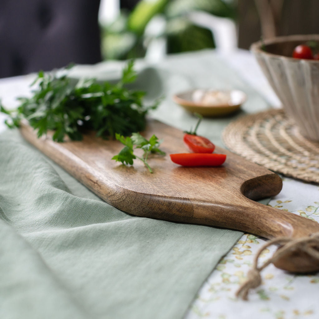 Eze - Wooden Oiled, Slim Serving Platter – Arthur Cameron