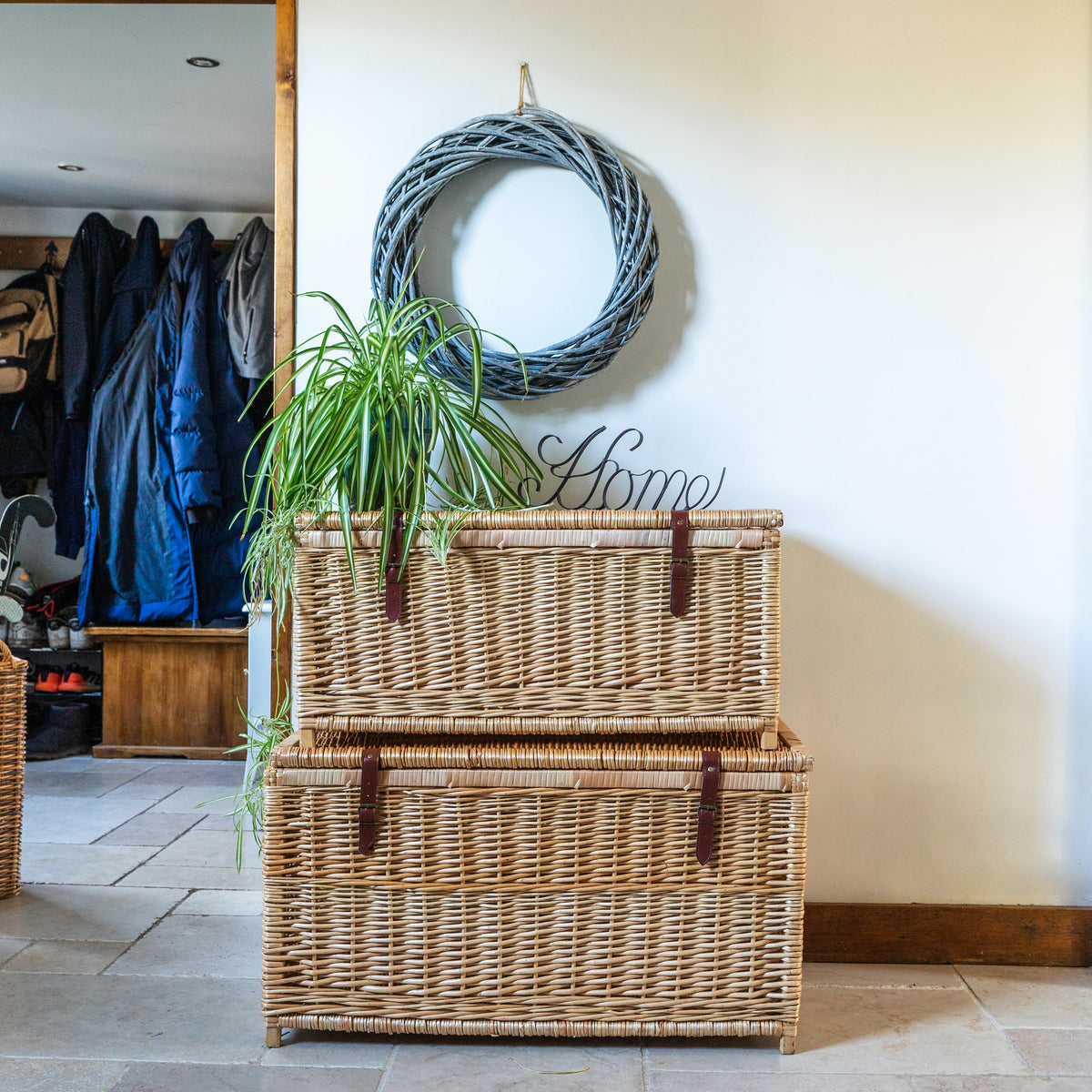 Natural Lucca Wicker Storage Trunk – Arthur Cameron