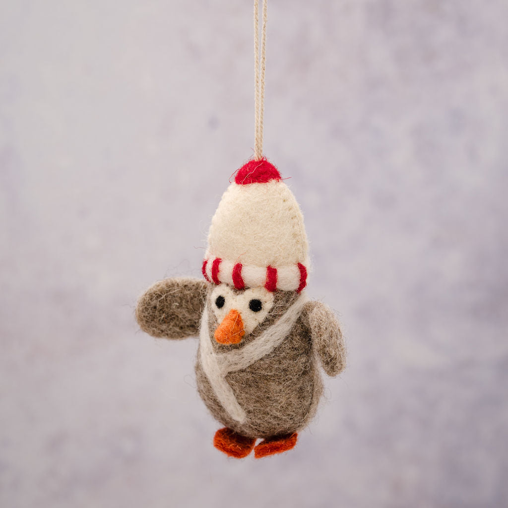 Felt Penguin Tree Decoration – Arthur Cameron