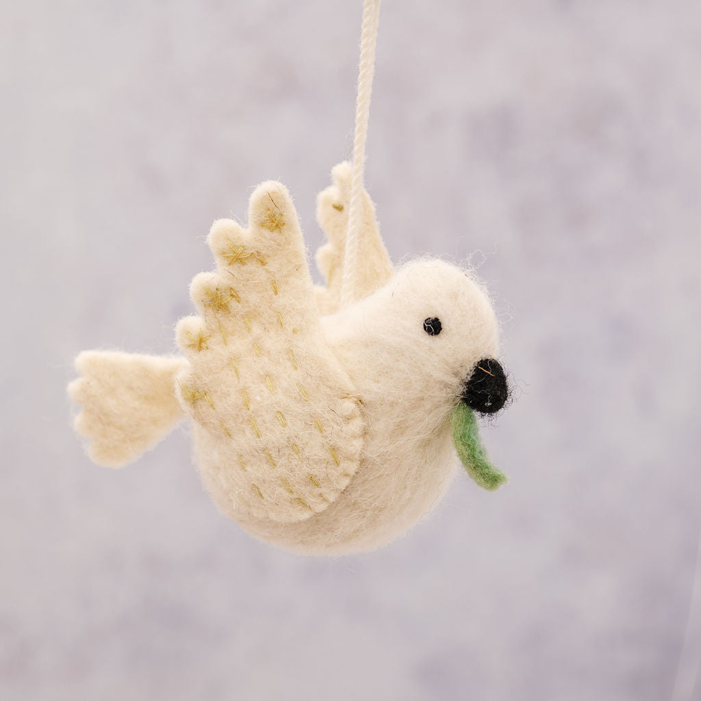 Felt Dove Tree Decoration – Arthur Cameron