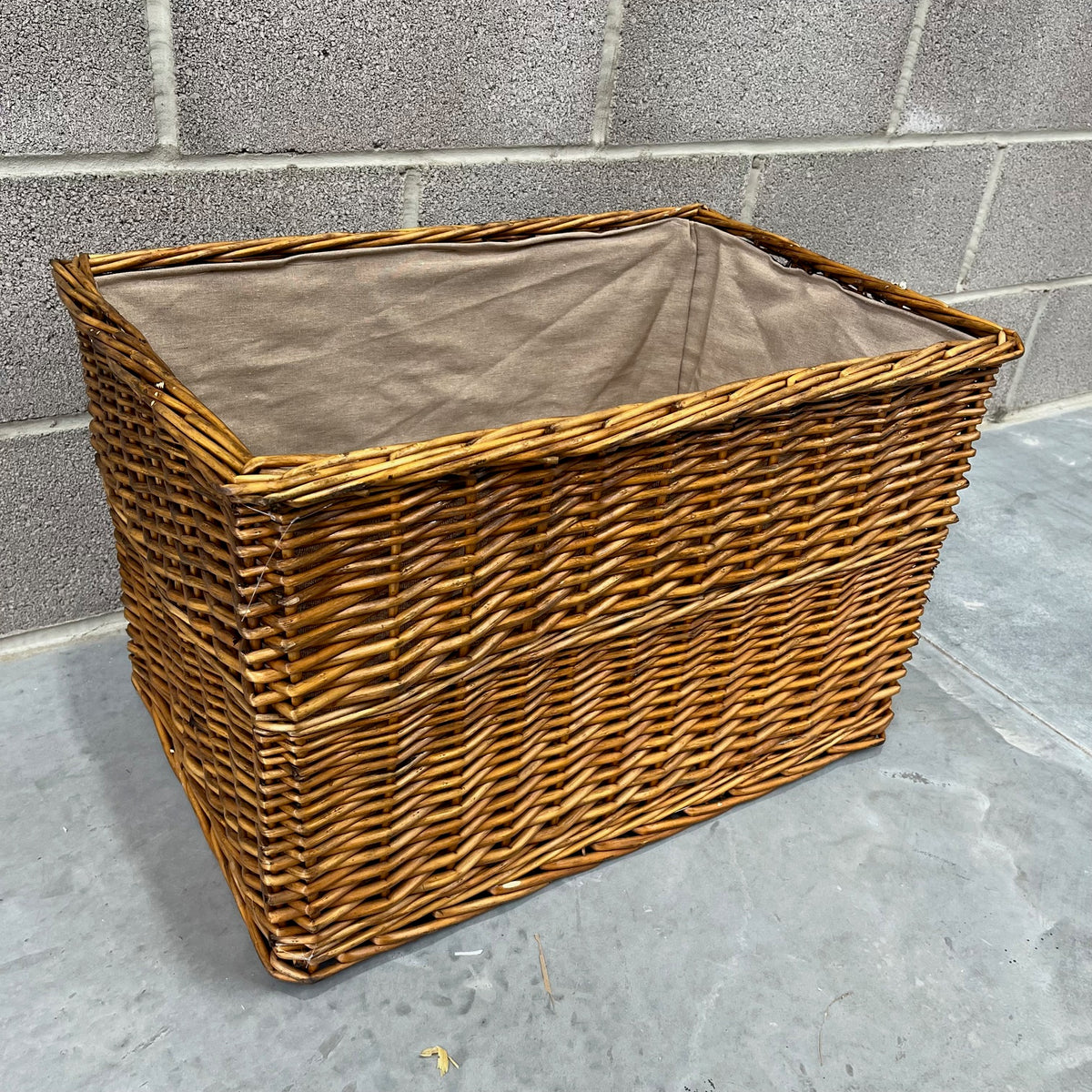 Distilled Rectangular Log Basket Large - 2nds lot 115 – Arthur Cameron
