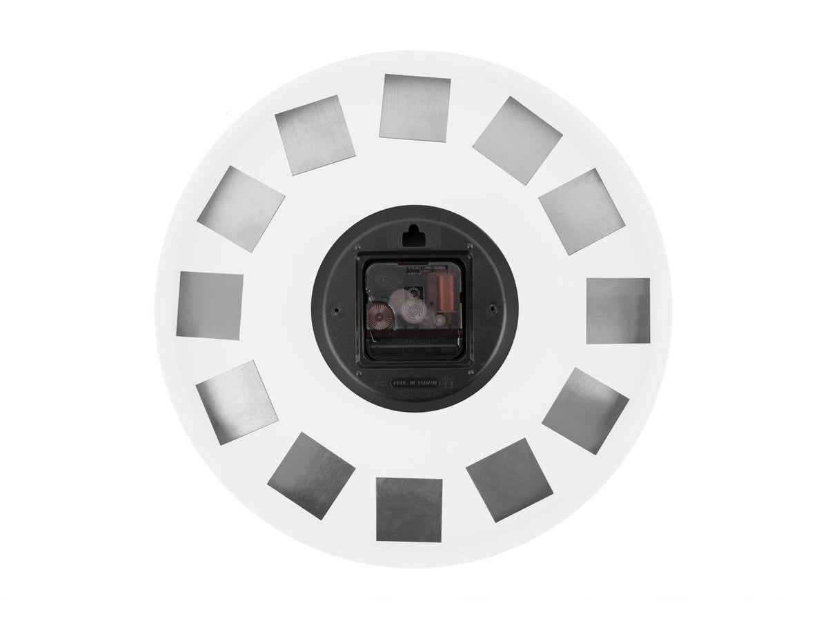 Karlsson Charm Clock with Engraved Small Numbers - White – Arthur Cameron