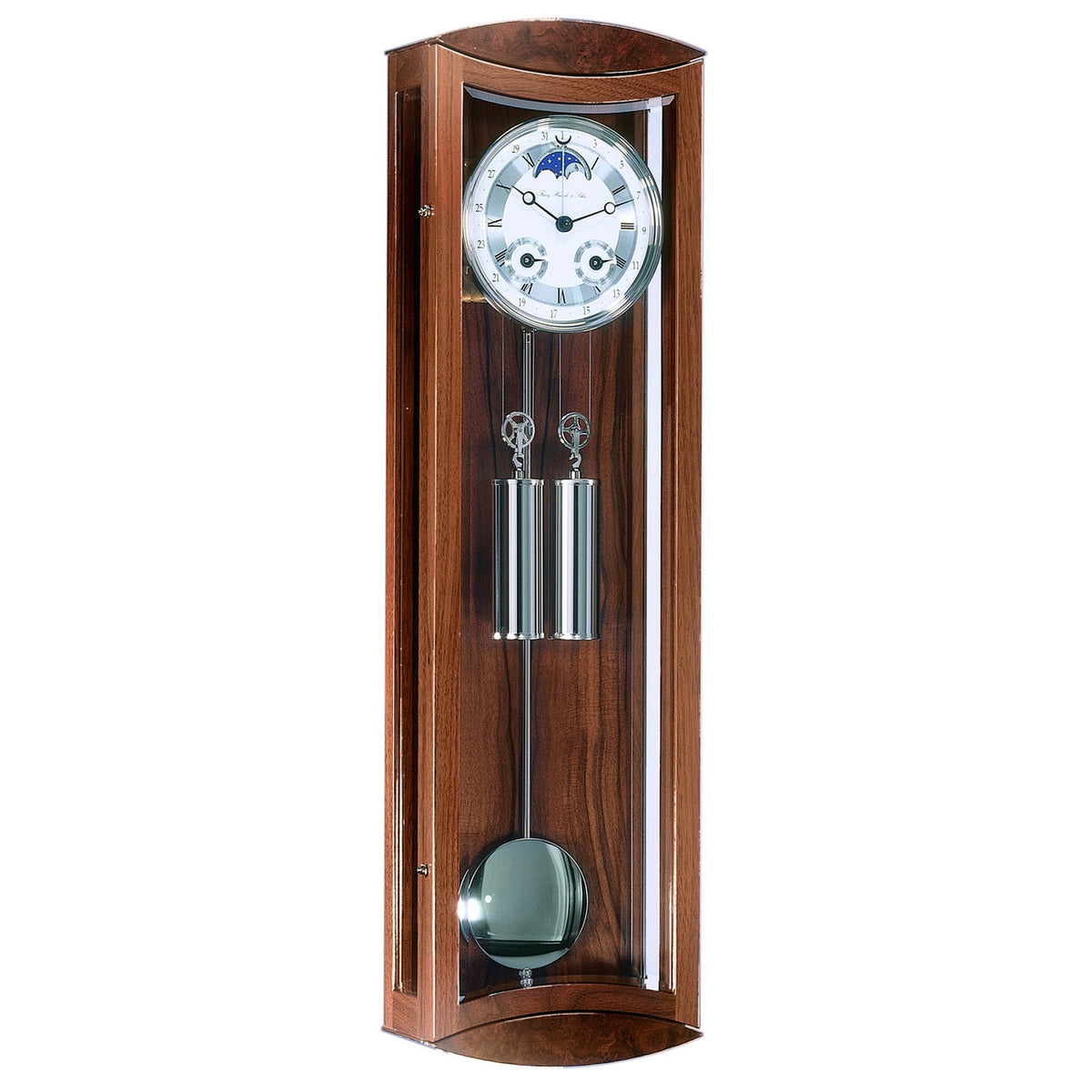 Hermle Excalibur Mechanical Wall Clock | 70650-030058 Walnut – Arthur ...