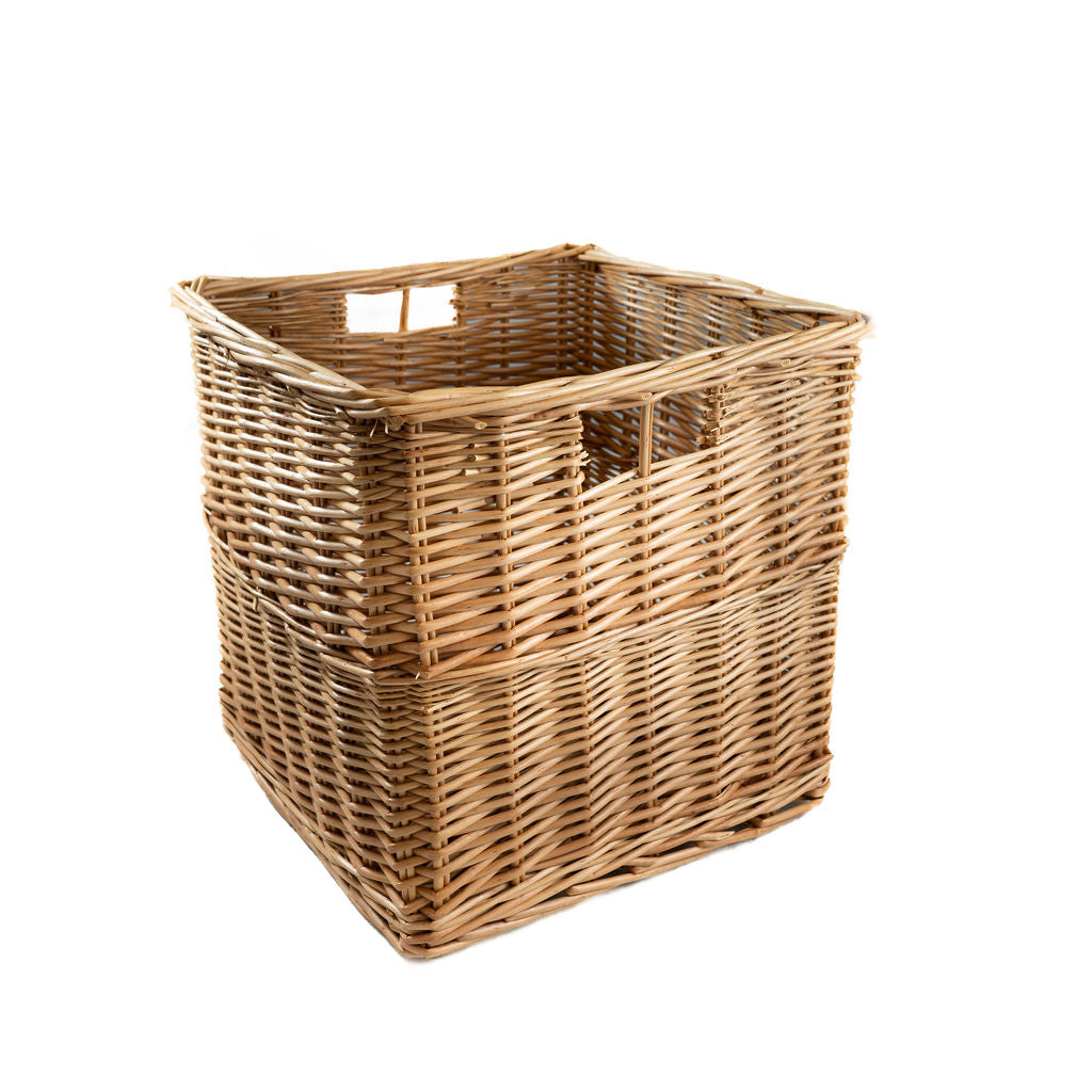 Natural Wicker Square Storage Basket – Arthur Cameron
