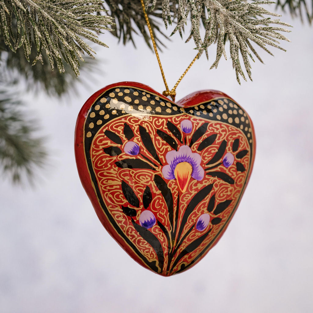 Red Trellis Heart – Arthur Cameron