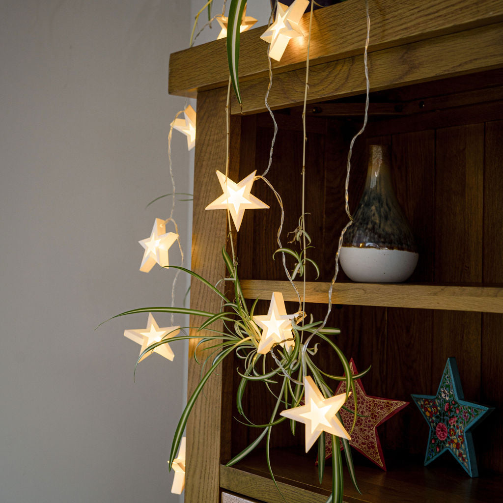 3D Paper Star String Lights – Arthur Cameron