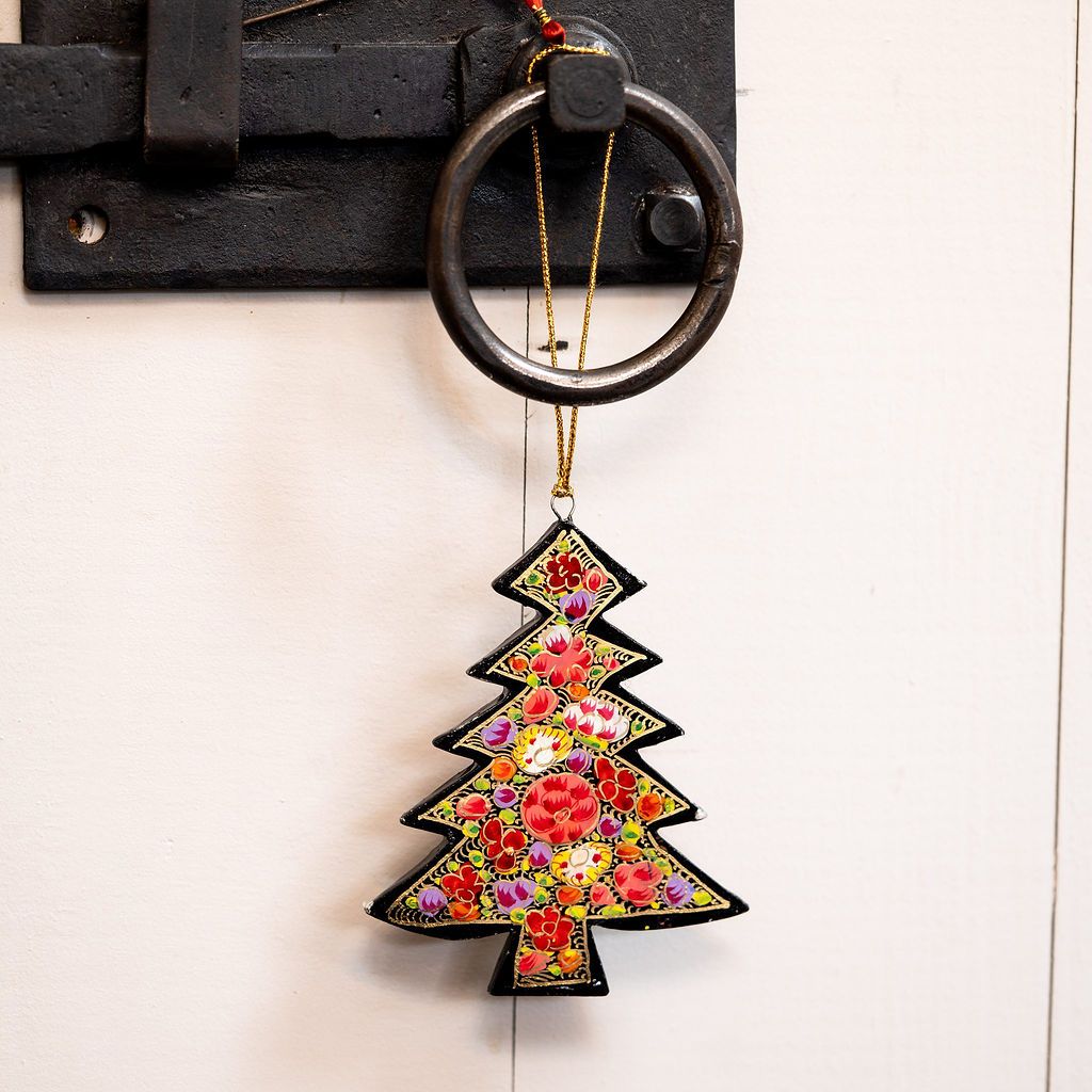 Red Russian Floral Hanging Christmas Tree – Arthur Cameron