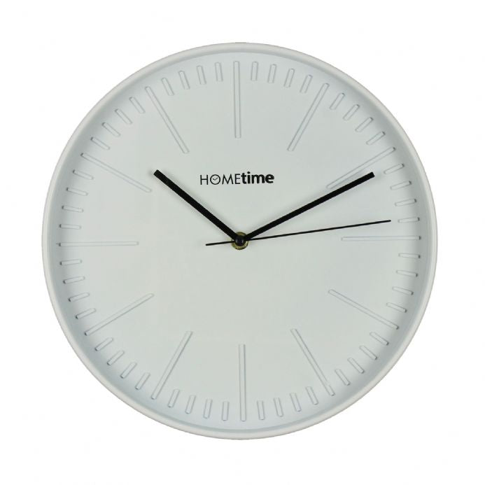 Hometime Modern Deep Dish White Wall Clock W7743W – Arthur Cameron